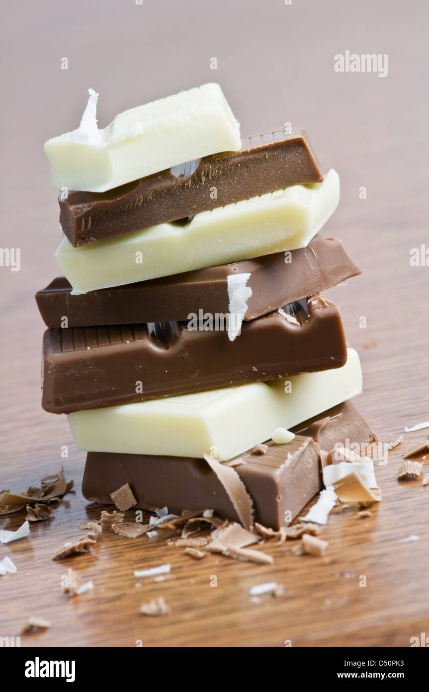 Chocolate brown brick hi-res stock photography and images - Alamy