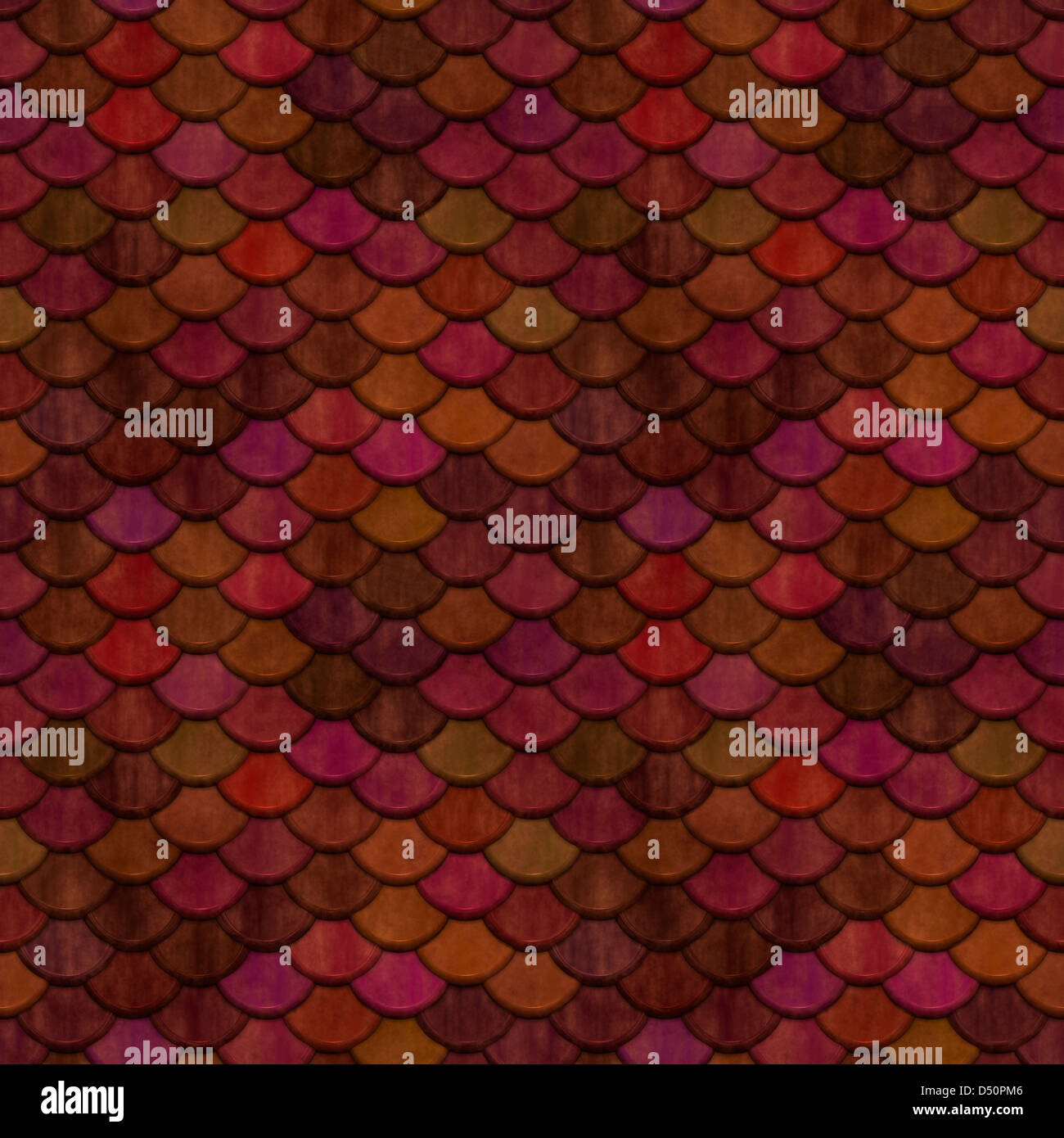 Red Scales Seamless Pattern Illustration Stock Photo - Alamy