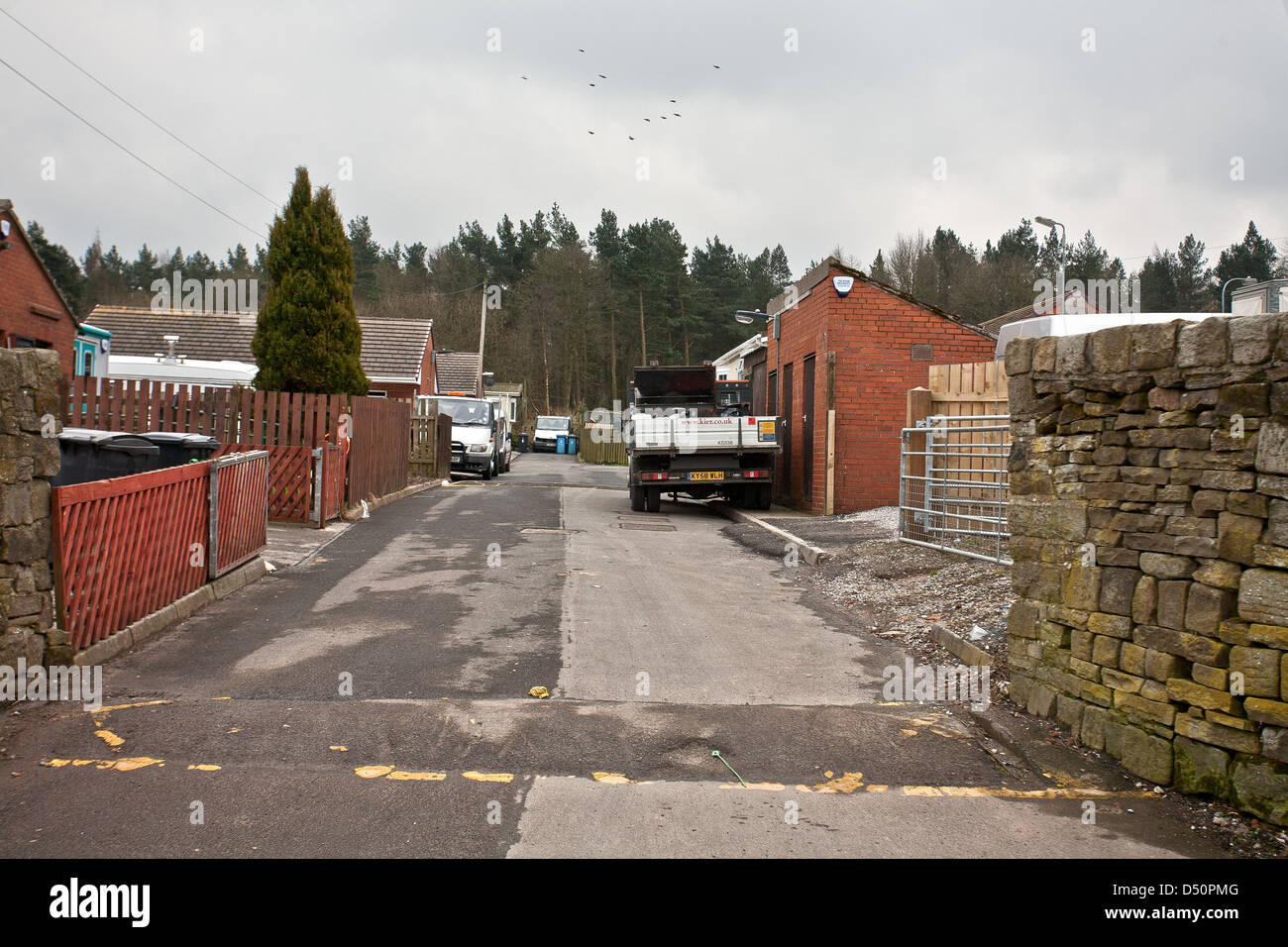 Redmires Gypsy camp in Sheffield Stock Photo - Alamy