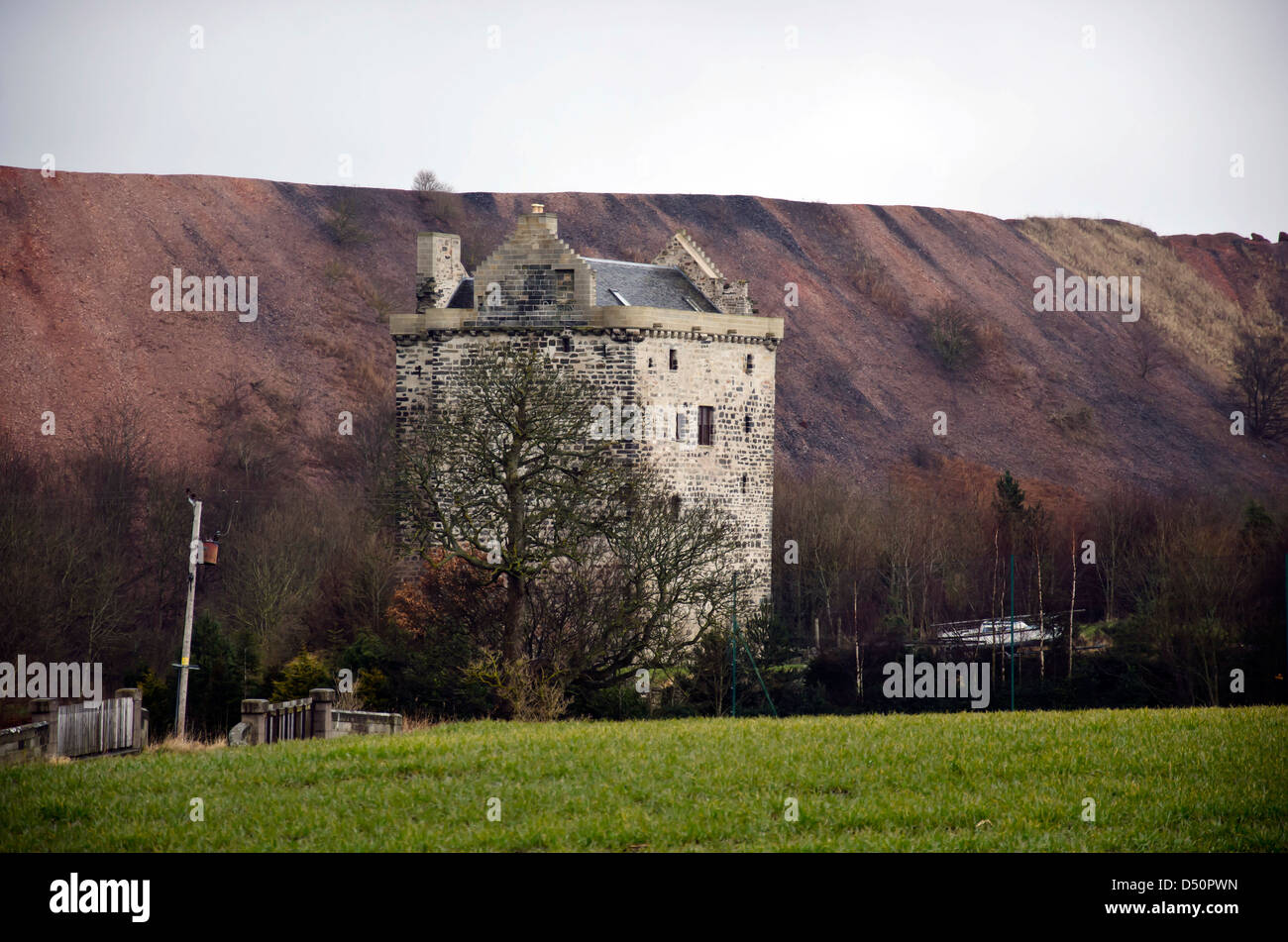 The 15th century Niddry Castle, near Winchburgh in West Lothian ...