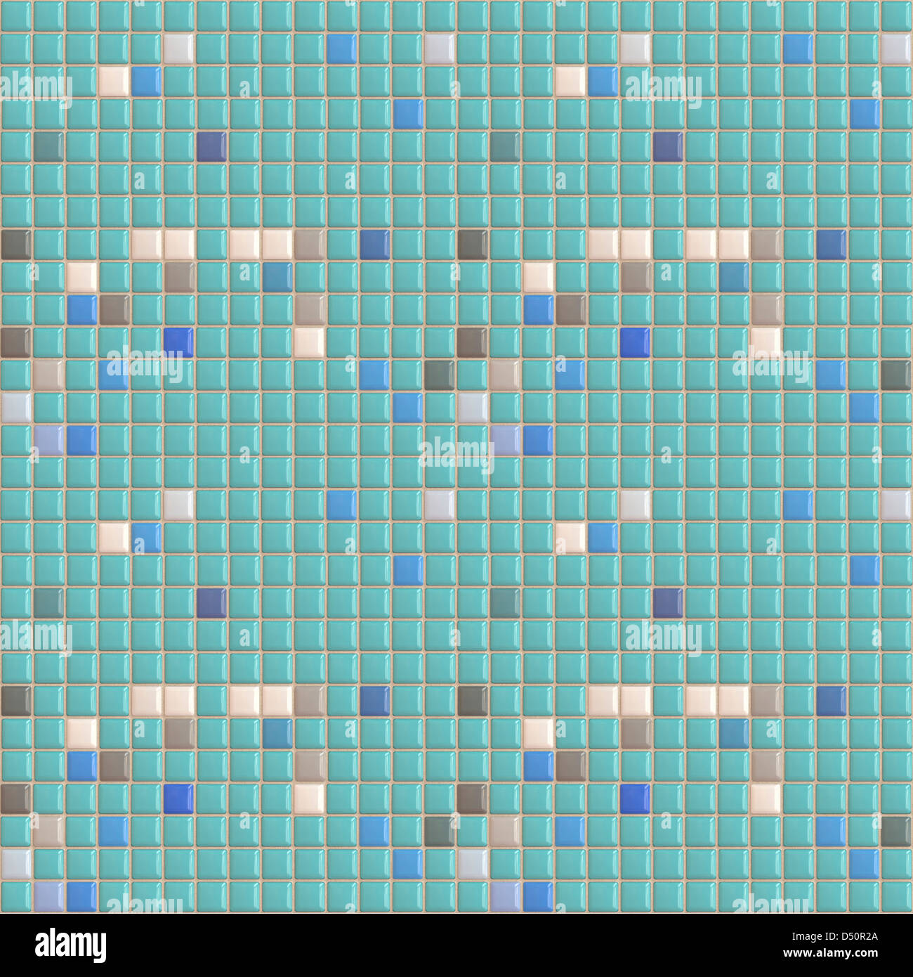 Swimming Pool Tiles Seamless Pattern - Hyper Realistic Illustration ...