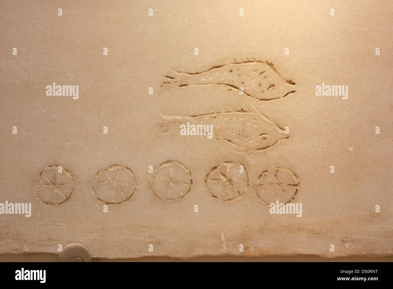 Early Christian Art. Italy. Roman tombstone with Christian iconography ...