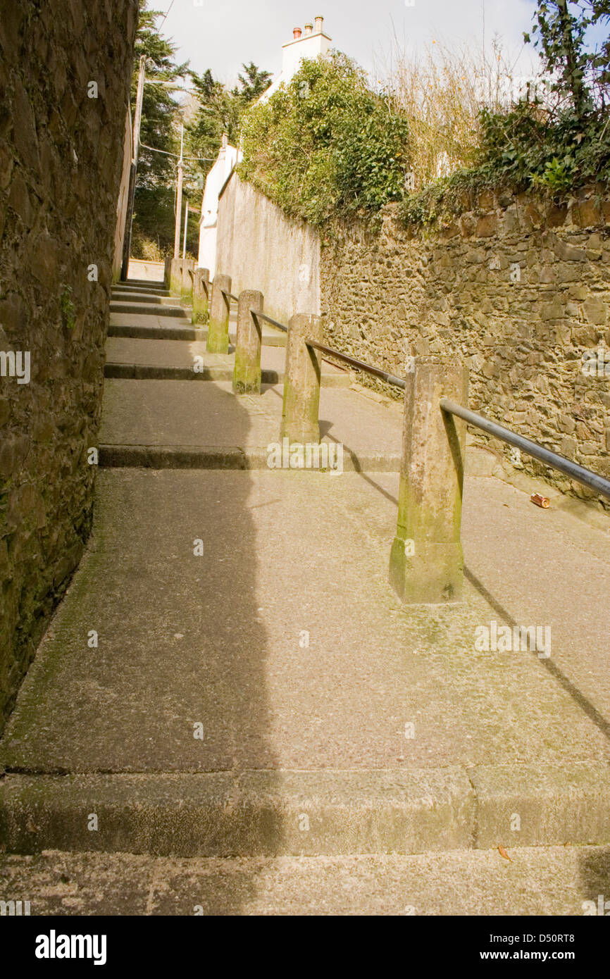 Steep alleyway in Cork City Stock Photo - Alamy