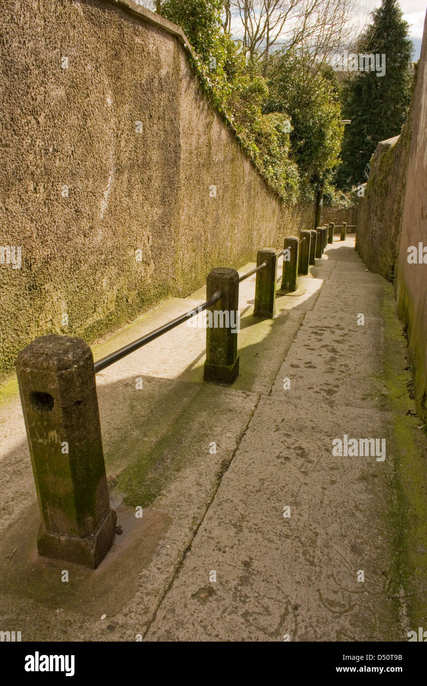 Steep alleyway in Cork City Stock Photo - Alamy