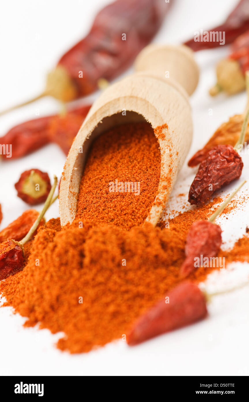 dry red pepper close up Stock Photo - Alamy