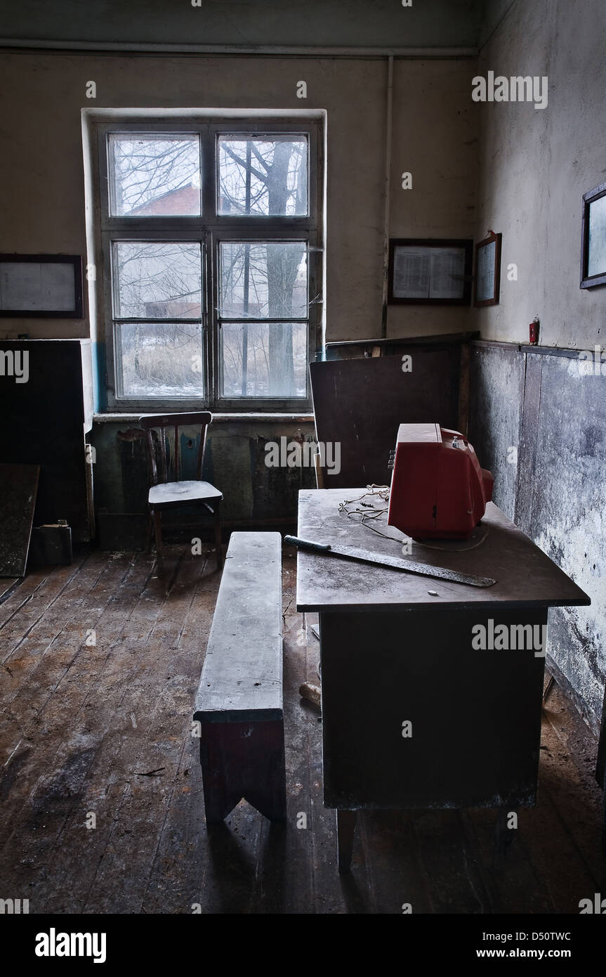 Very old room on abandoned house Stock Photo - Alamy