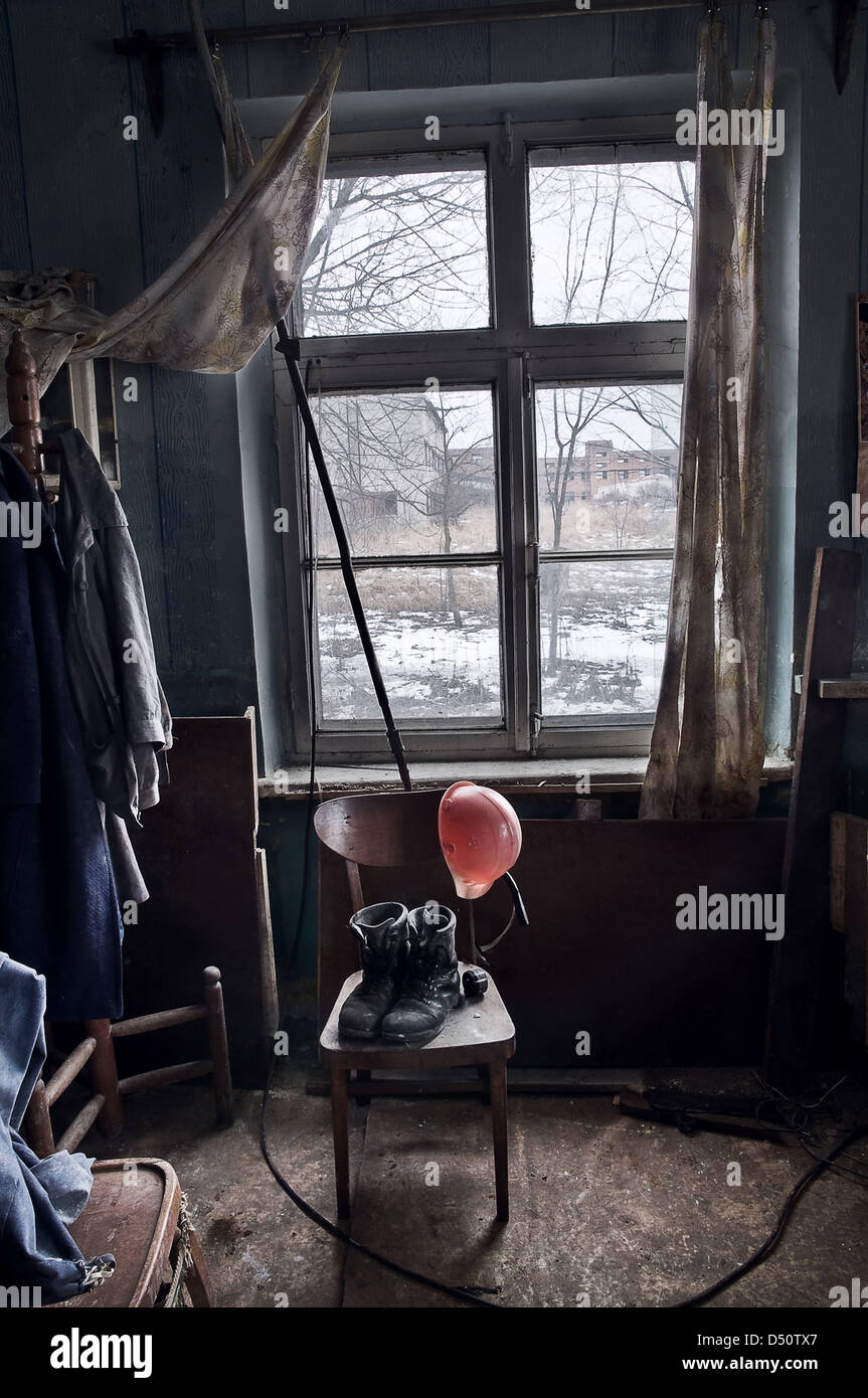 Very old room on abandoned house Stock Photo - Alamy