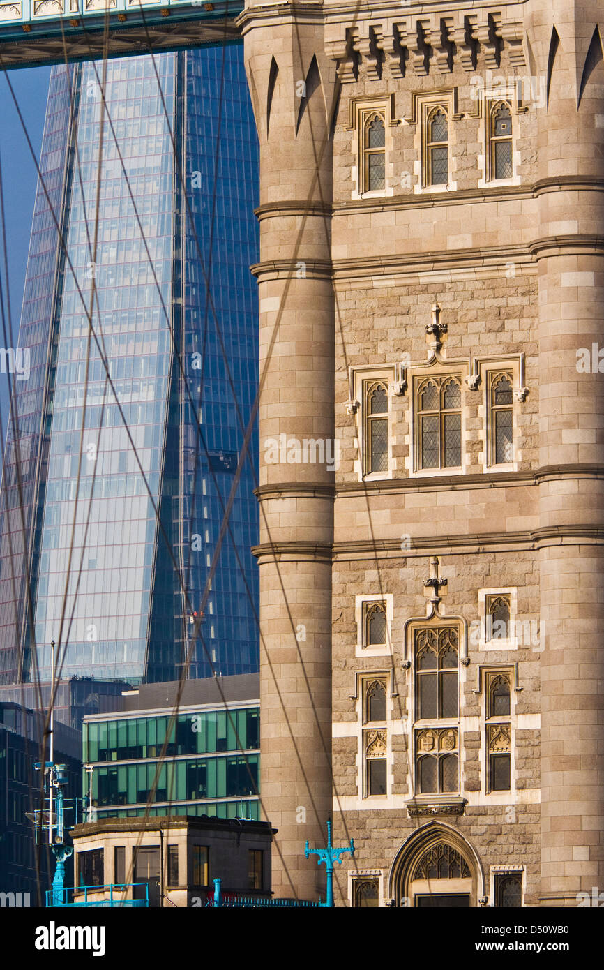 The Shard & Tower bridge Stock Photo - Alamy