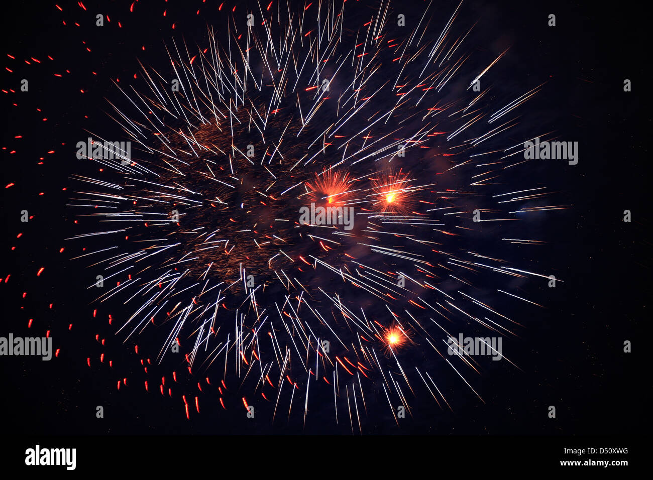 Generic fireworks display Stock Photo - Alamy