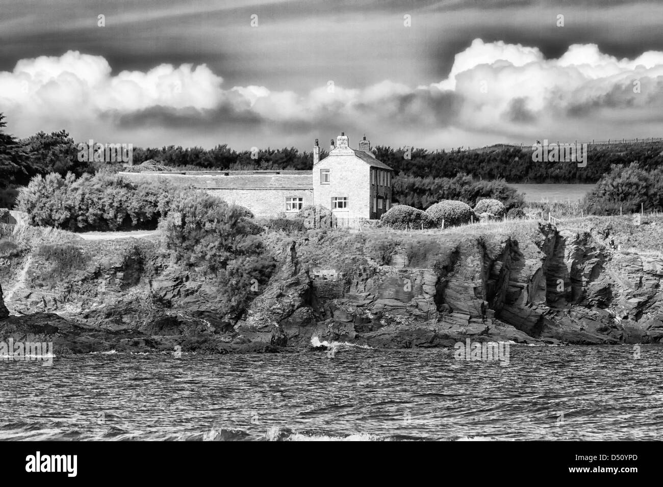 Fish Cellars Cottage, Harlyn Bay, Cornwall, England Stock Photo - Alamy