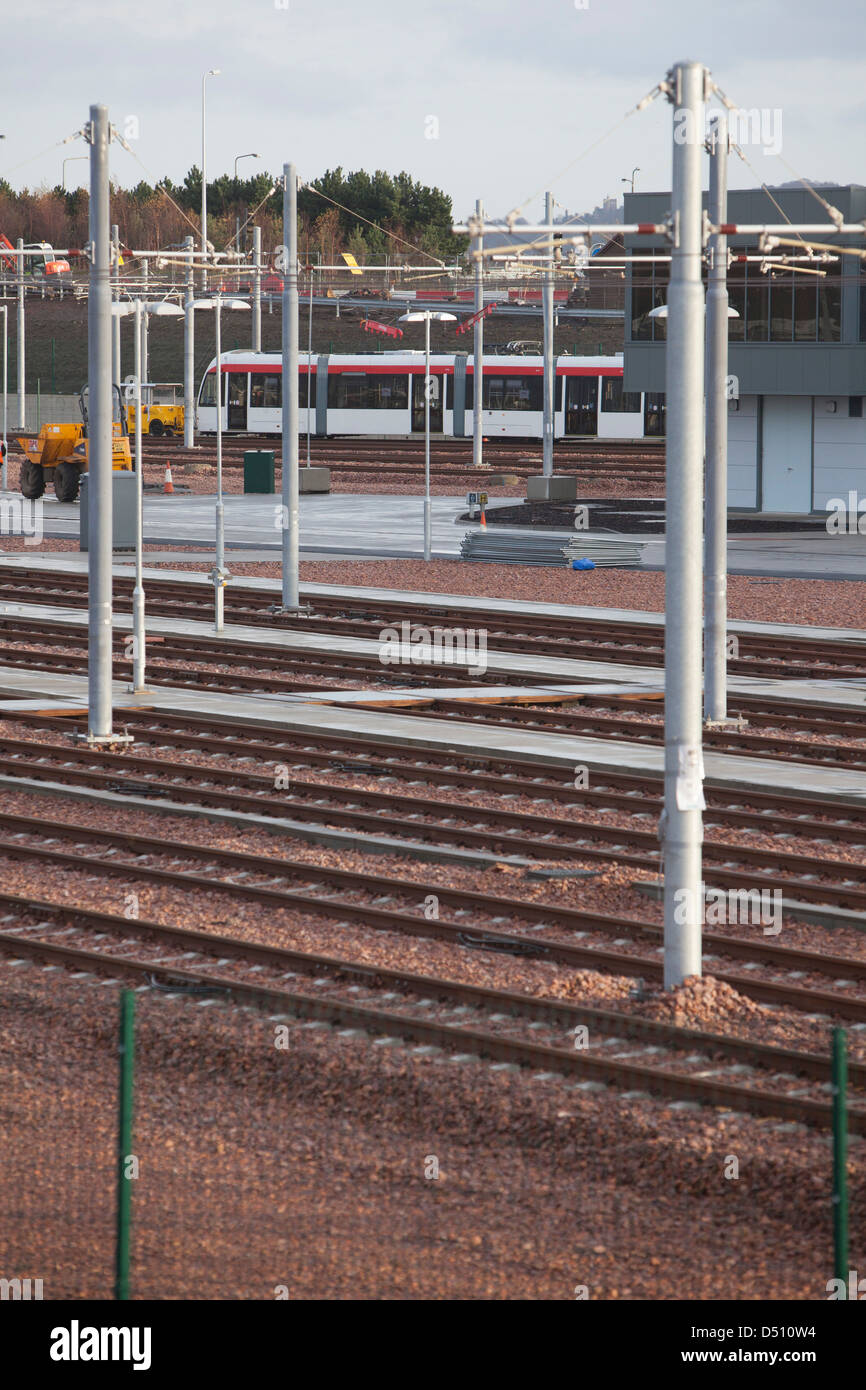 Edinburgh tram depot hi-res stock photography and images - Alamy