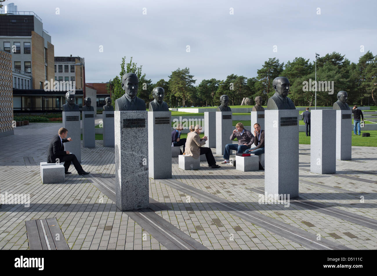Tallinn, Estonia, Tallinn Technical University students before the ...