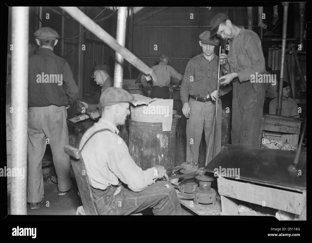 Men at work, 1936 Stock Photo - Alamy