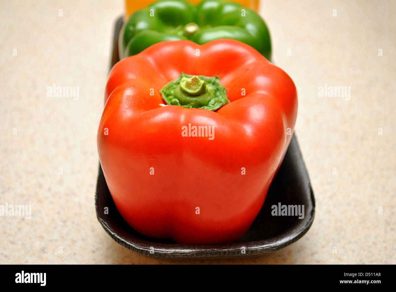 Red Pepper in Front Stock Photo - Alamy