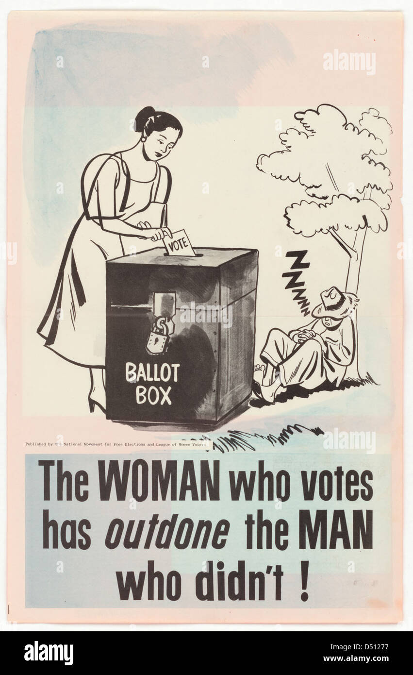 Suffrage poster hi-res stock photography and images - Alamy