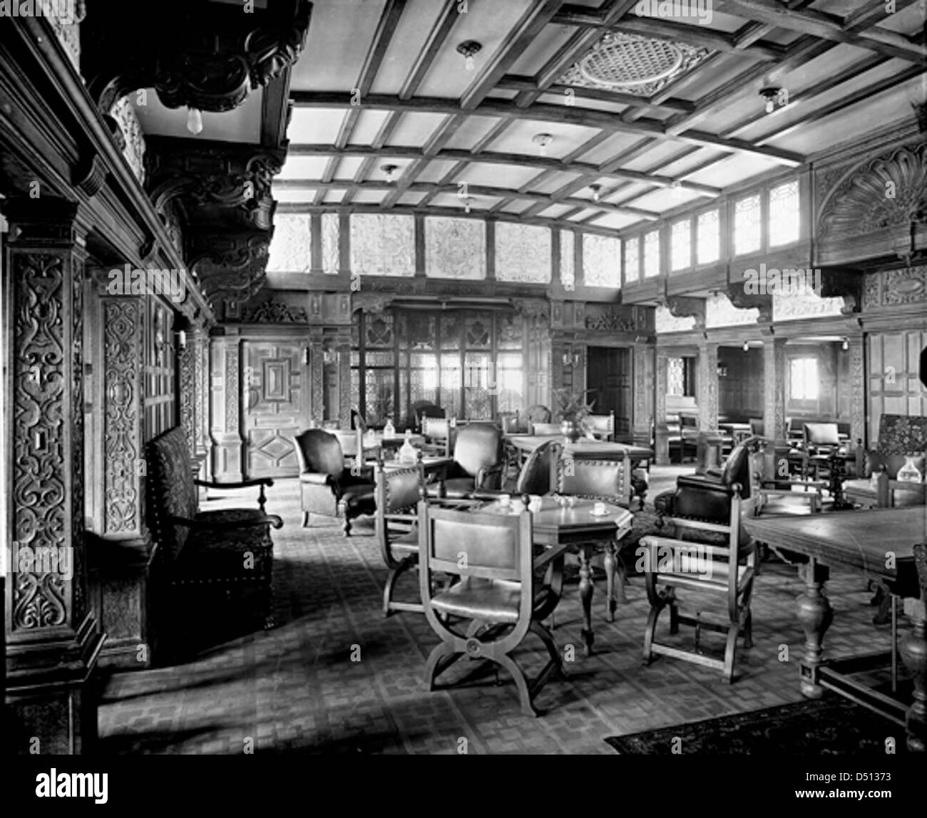 Ship interior room Black and White Stock Photos & Images - Alamy
