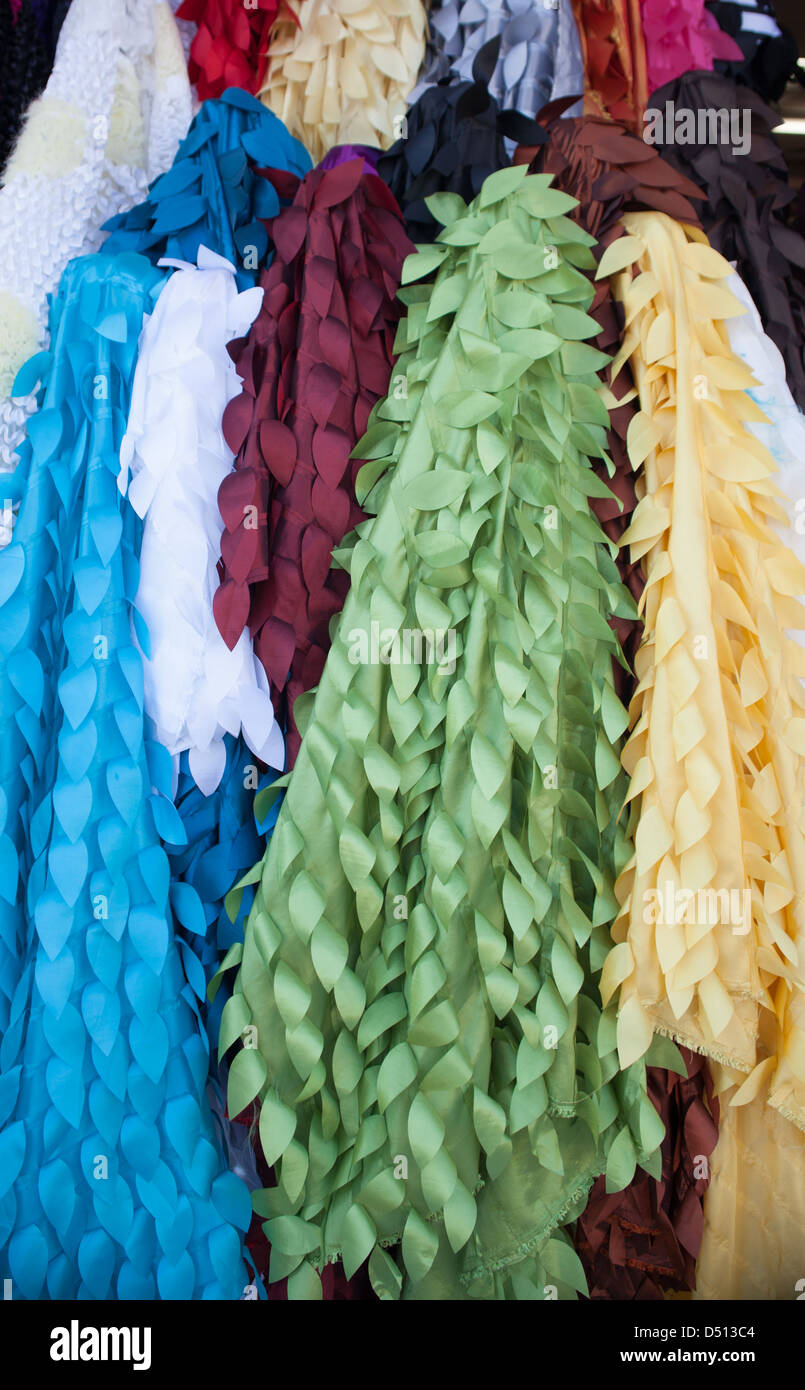 different color fabric on display Stock Photo - Alamy
