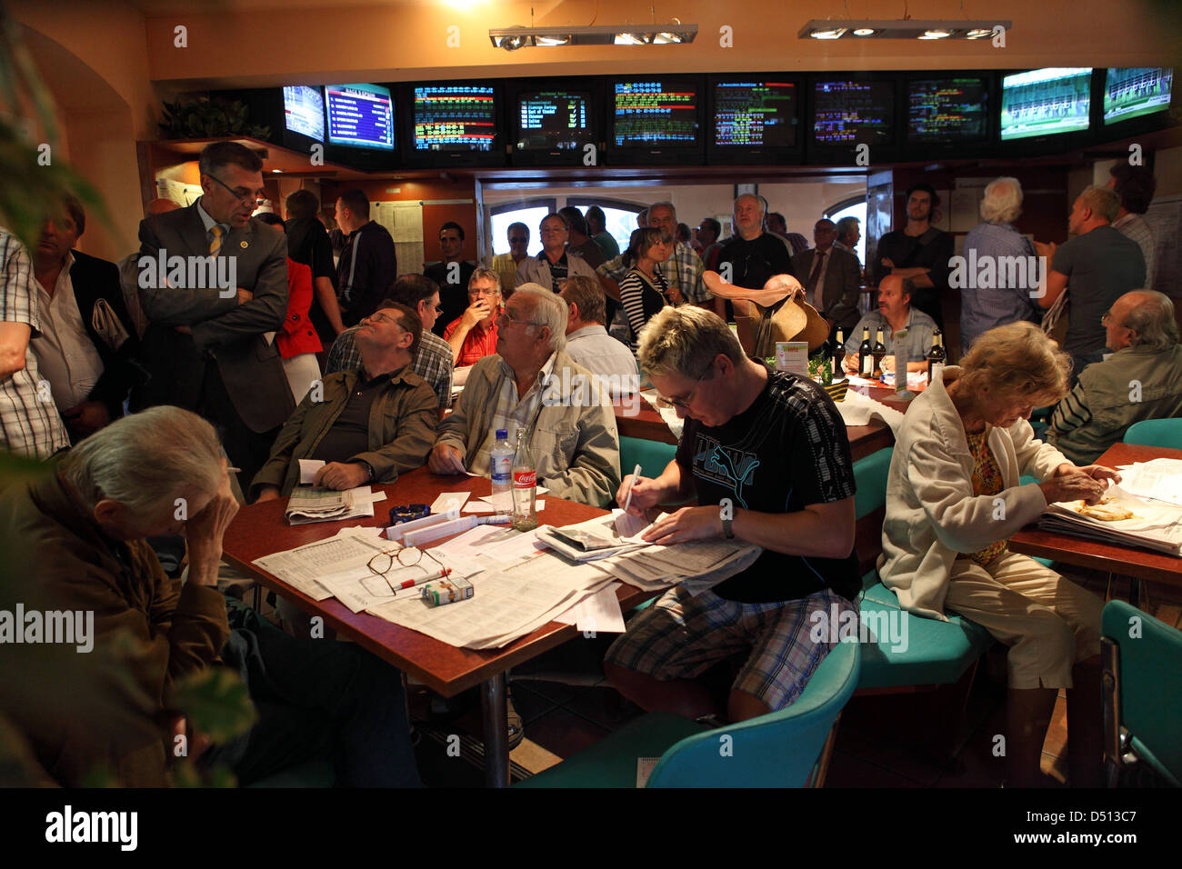 Bookmaker interior hi-res stock photography and images - Alamy