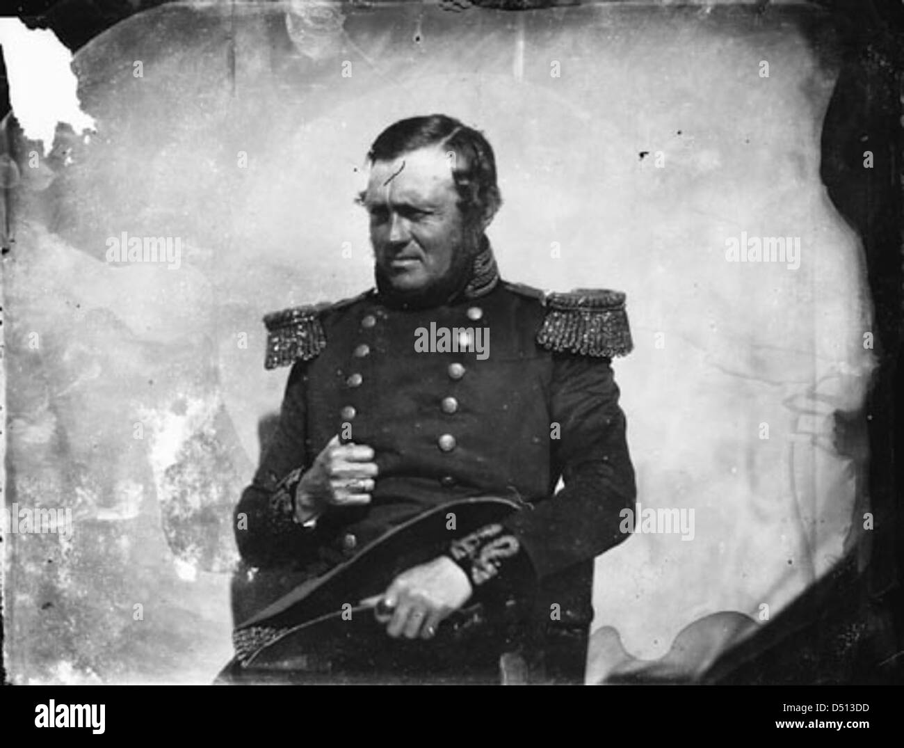 This photograph features Christian Soren Marcus Olrik, an inspector of ...