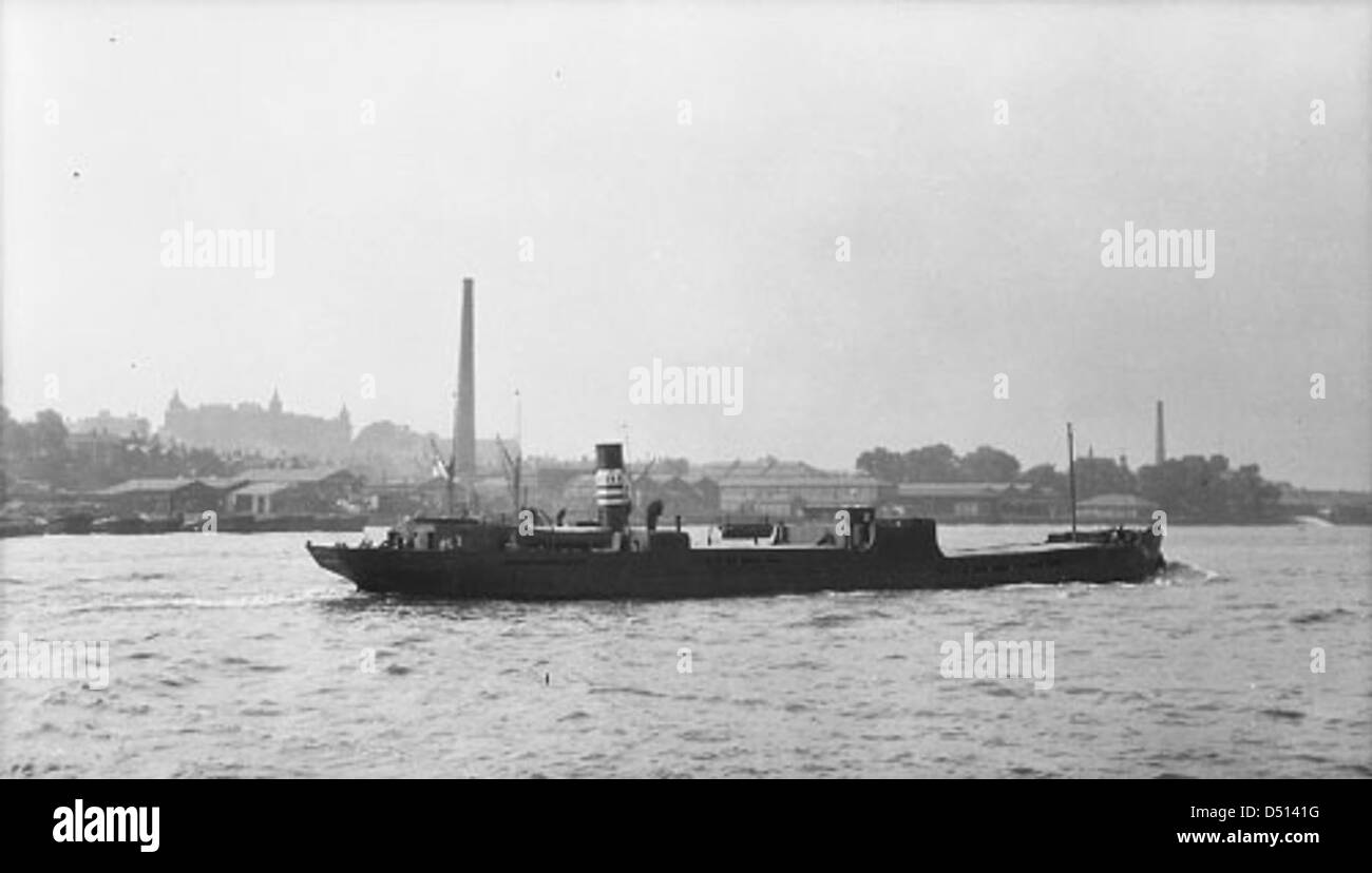 Cargo ships sailing on Black and White Stock Photos & Images - Alamy