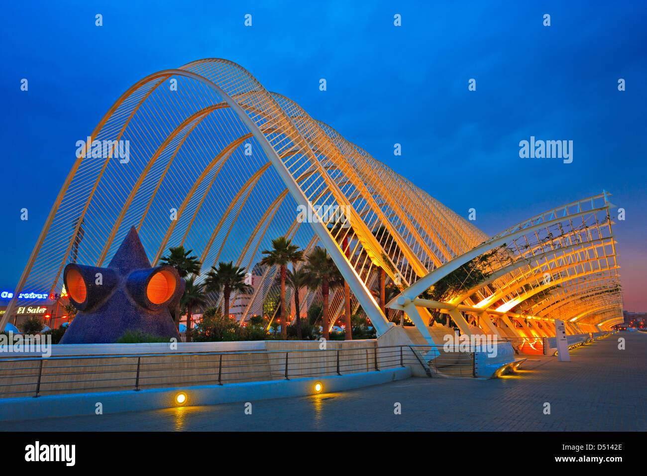 L'Umbracle, Garden, at La Ciutat de les Arts i les Cienies Complex ...