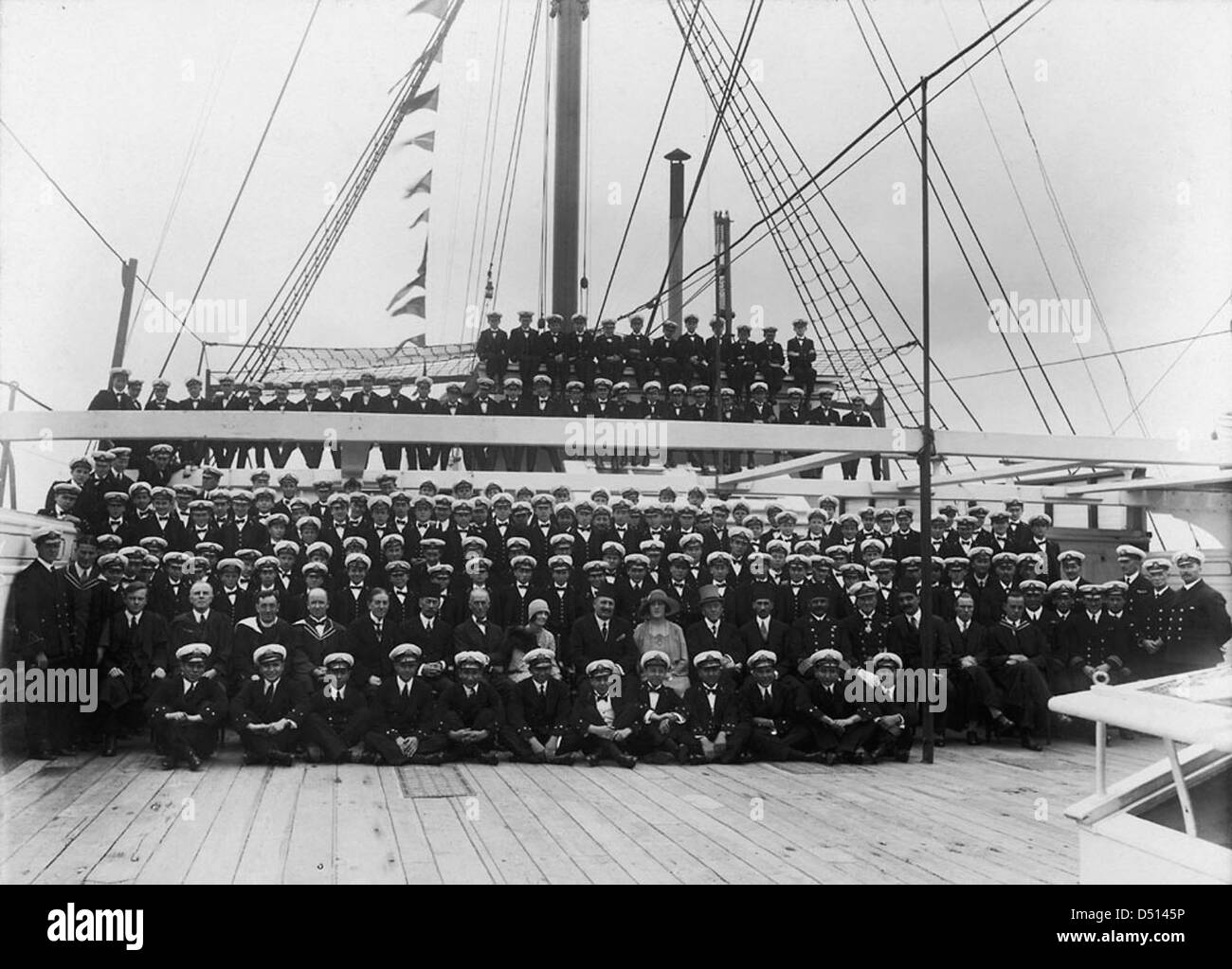 This photograph shows Lord Inchcape, a British shipping magnate ...