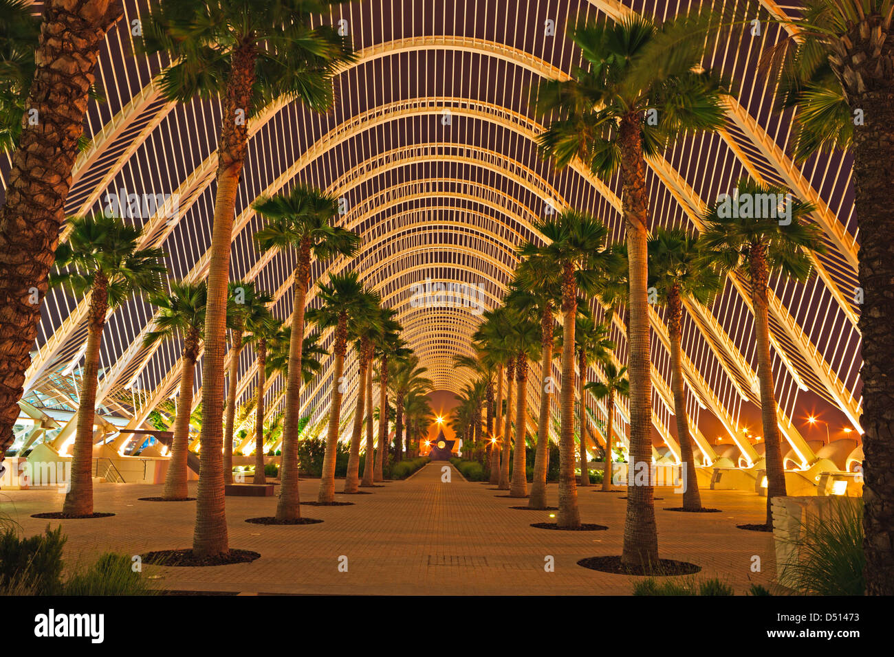 L'Umbracle, Garden, at La Ciutat de les Arts i les Cienies Complex ...