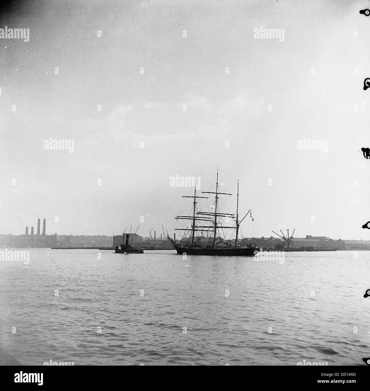 A historical image of the ship 'Alastor' from 1875, preserved in the ...
