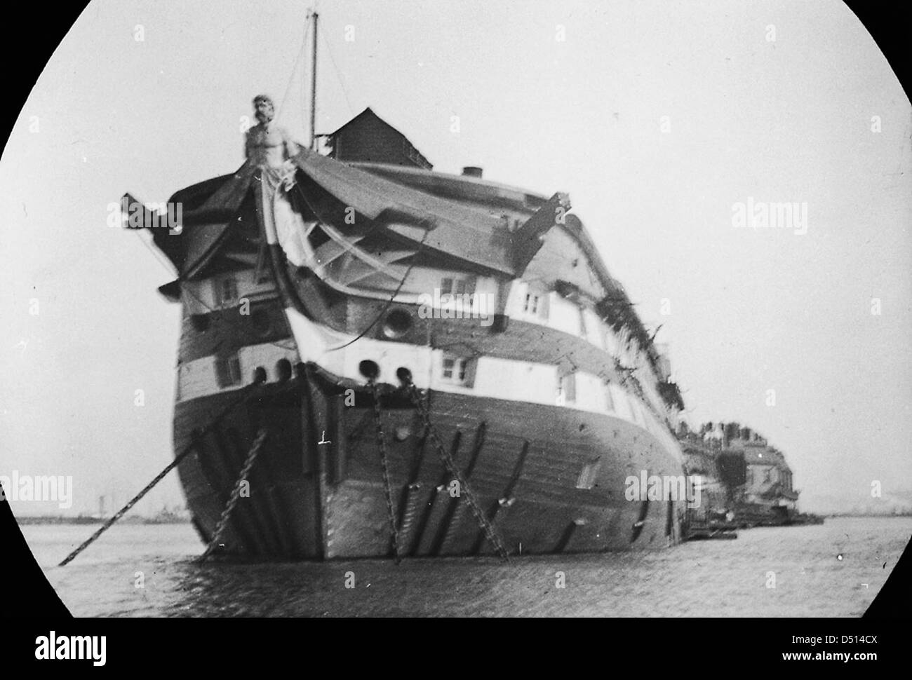 The 'Atlas' is captured head-on in this photograph, showing its ...