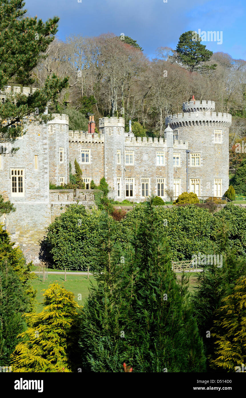 Caerhays castle cornwall hi-res stock photography and images - Alamy