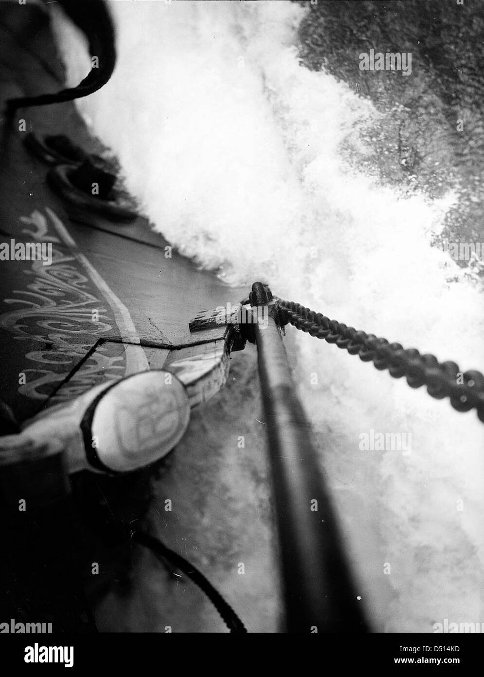 This image shows the cutwater of the 'Parma', a ship built during the ...