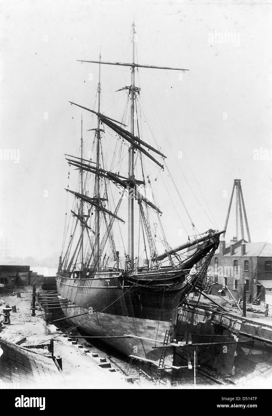 The 'Titania' ship, housed at the Britannia Dry Dock, is an iconic ...