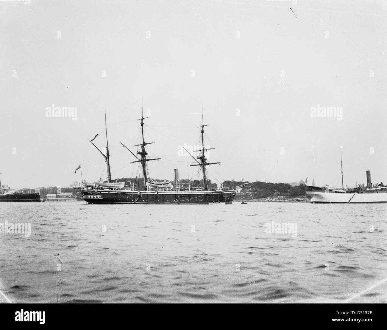 The HMS 'Penguin' and USS 'Celtic' are pictured moored at Sydney ...