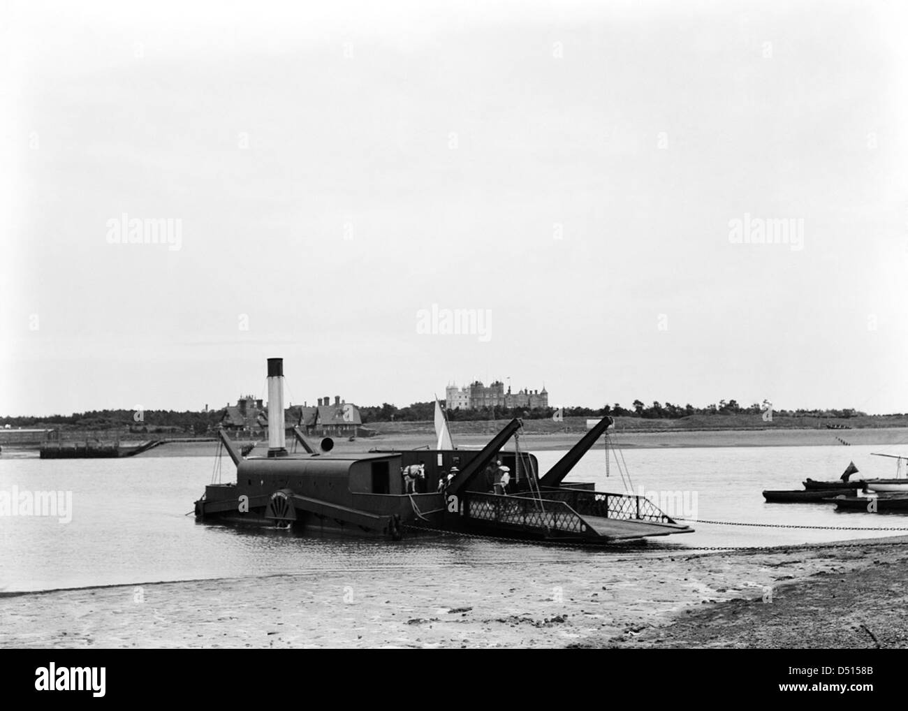 The 'Lady Quilter' steam chain ferry, photographed on the Felixstowe ...