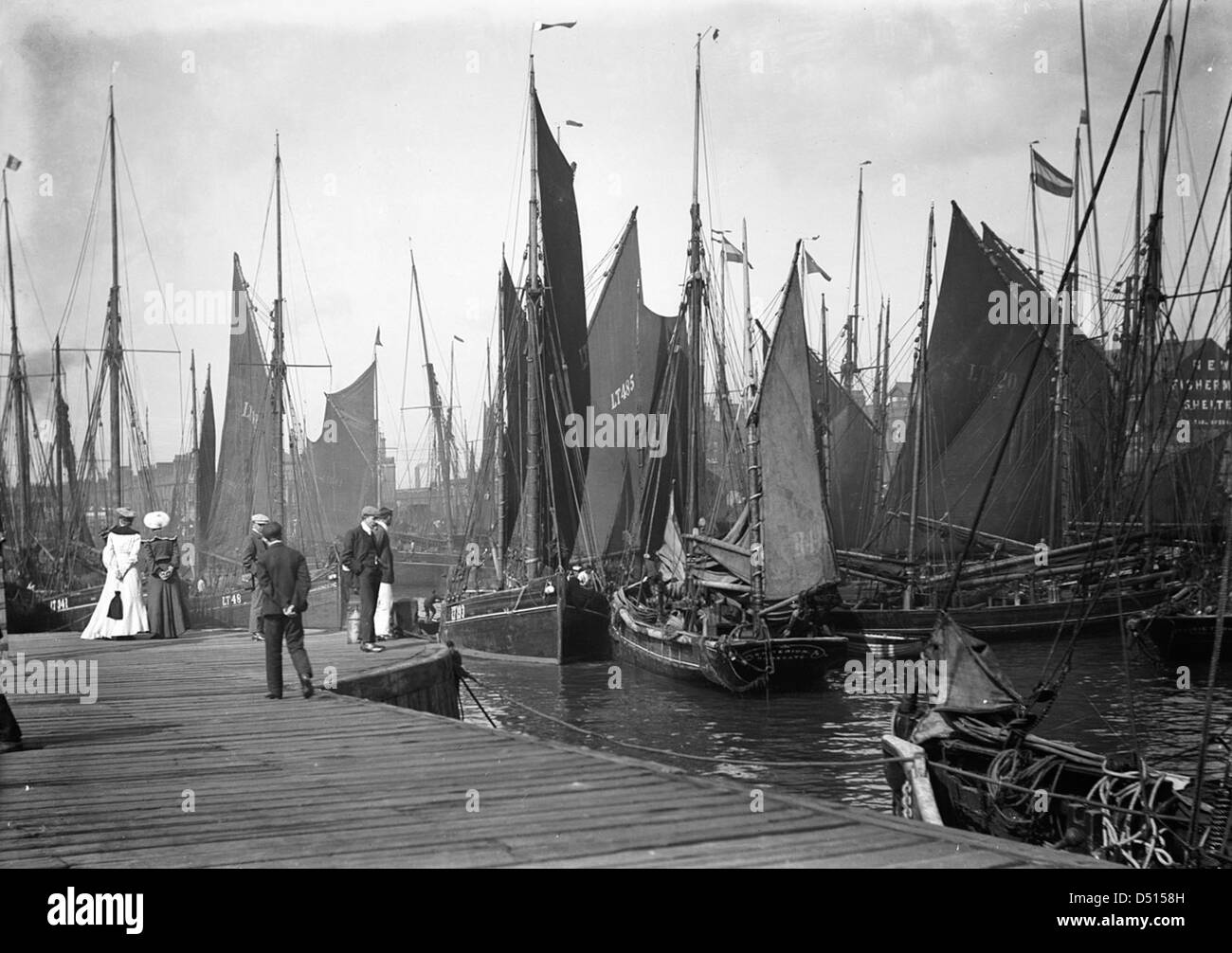 Trawling fleet Black and White Stock Photos & Images - Alamy