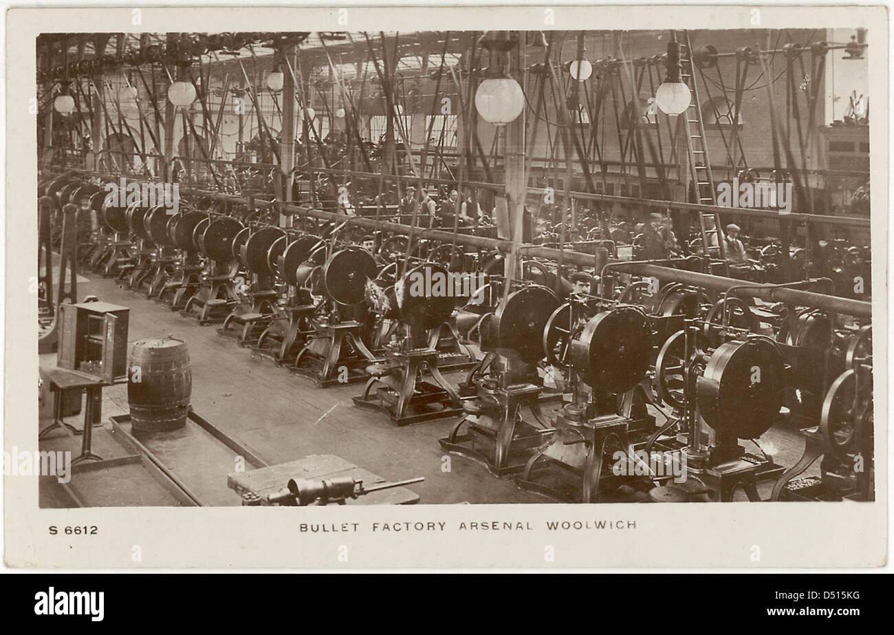 Bullet Factory, Woolwich Arsenal Stock Photo - Alamy