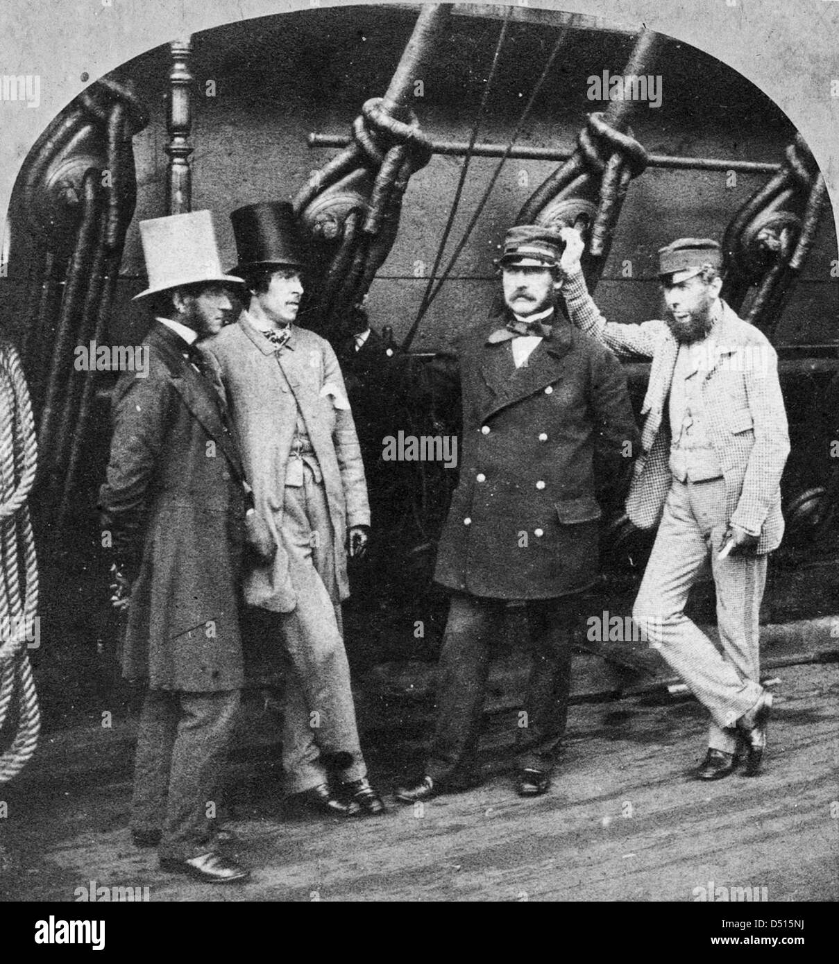 Captain William Harrison commanded the Great Eastern, a ship built for ...