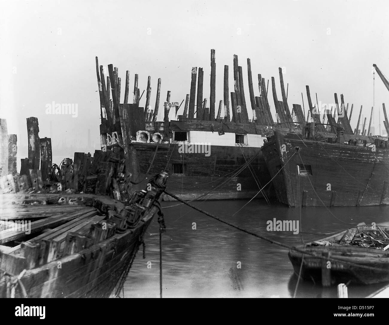 This photograph shows the 'Duke of Wellington' ship docked at Castle's ...