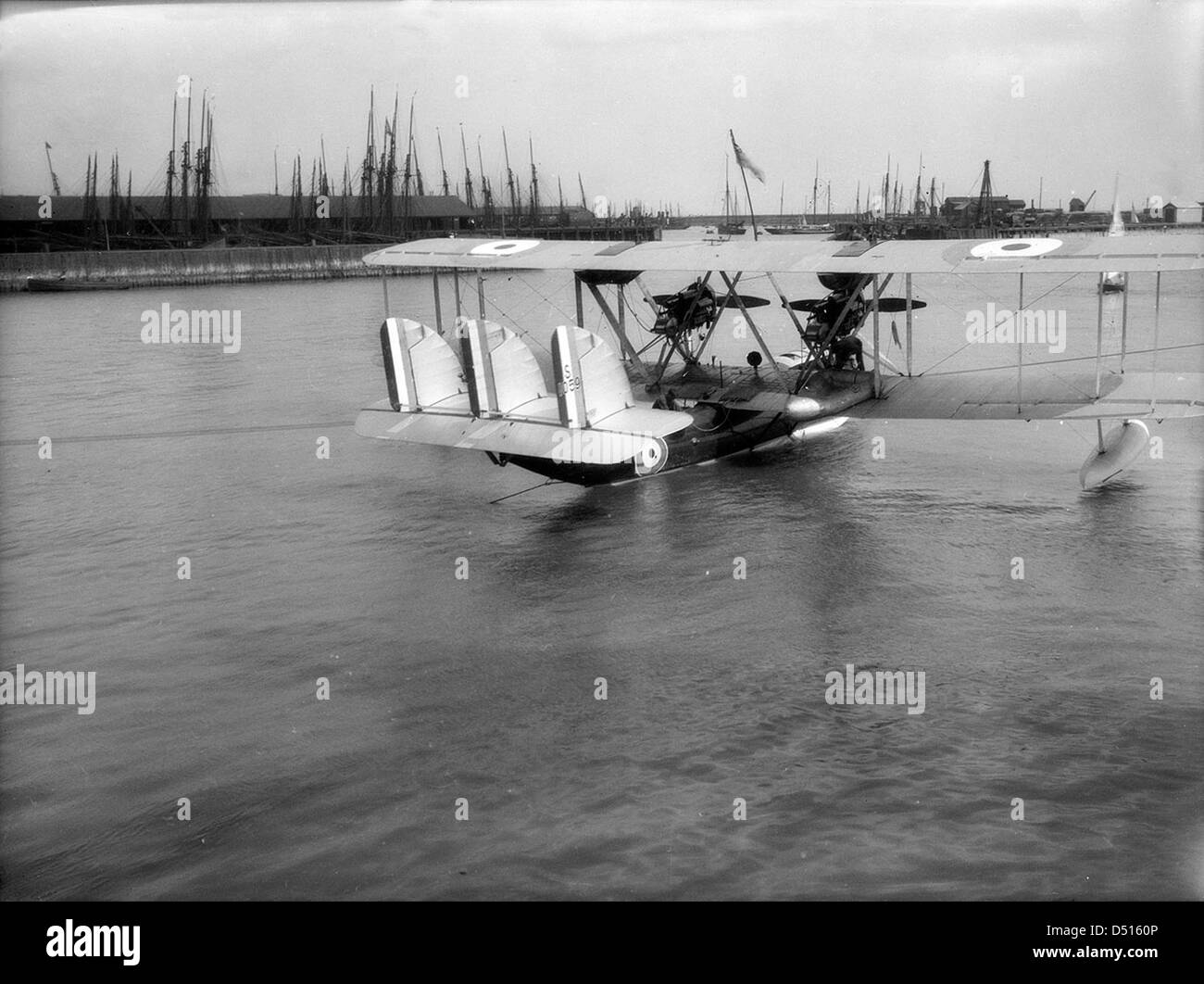 Supermarine flying boat Black and White Stock Photos & Images - Alamy