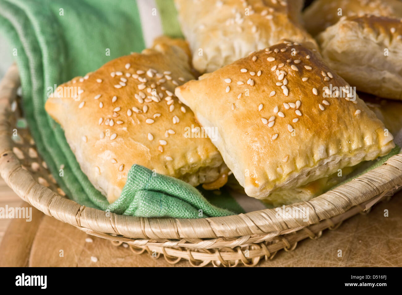 three baking bun on plate closeup Stock Photo - Alamy