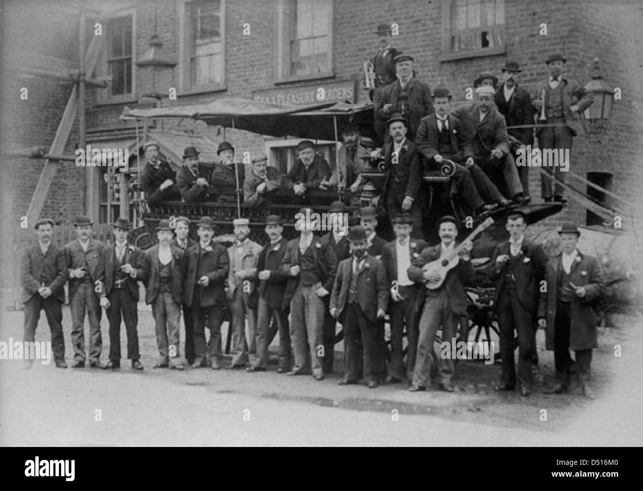This image captures a staff outing at the Green & Silley Weir, a ...