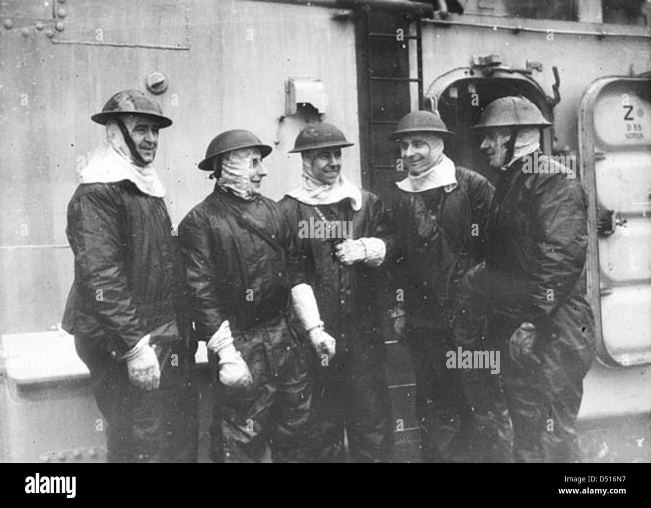 The torpedomen of the light cruiser HMS Jamaica, part of the Crown ...