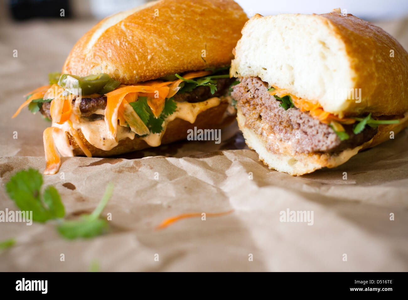 Bahn mi hi-res stock photography and images - Alamy