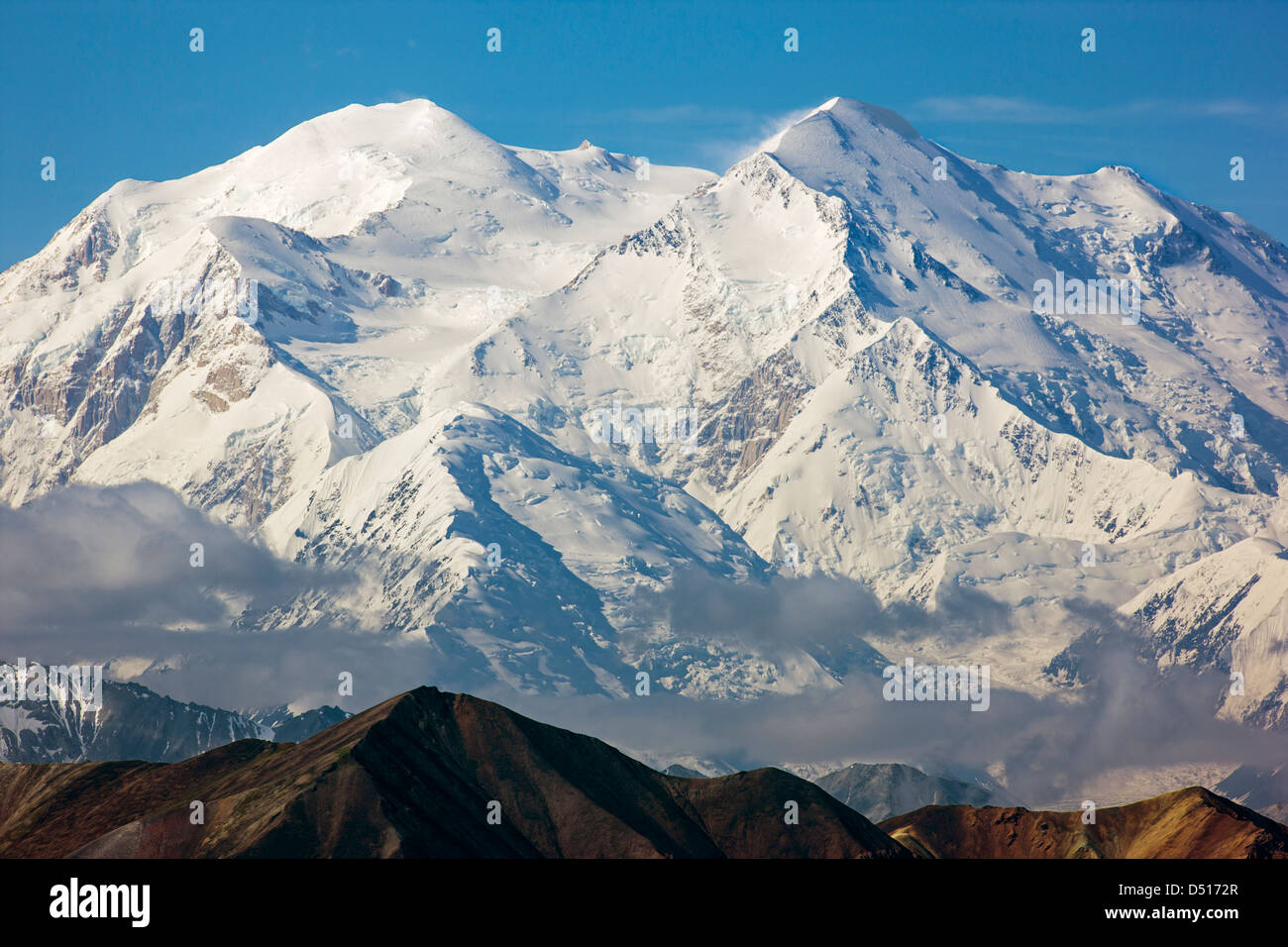 Mt. McKinley (Denali Mountain), highest point in North America (20,320 ...