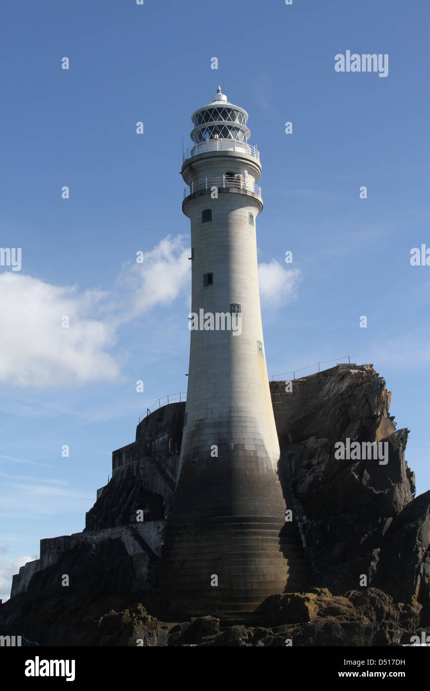 The Fastnet Lighthouse on the Fastnet Rock Stock Photo - Alamy