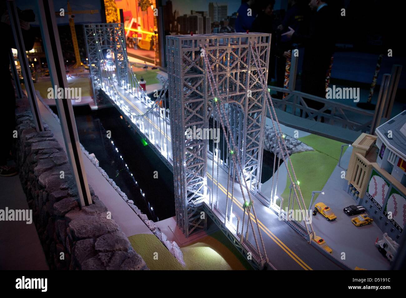 Yonkers, New York, U.S. March 21, 2013. LEGO brick George Washington ...