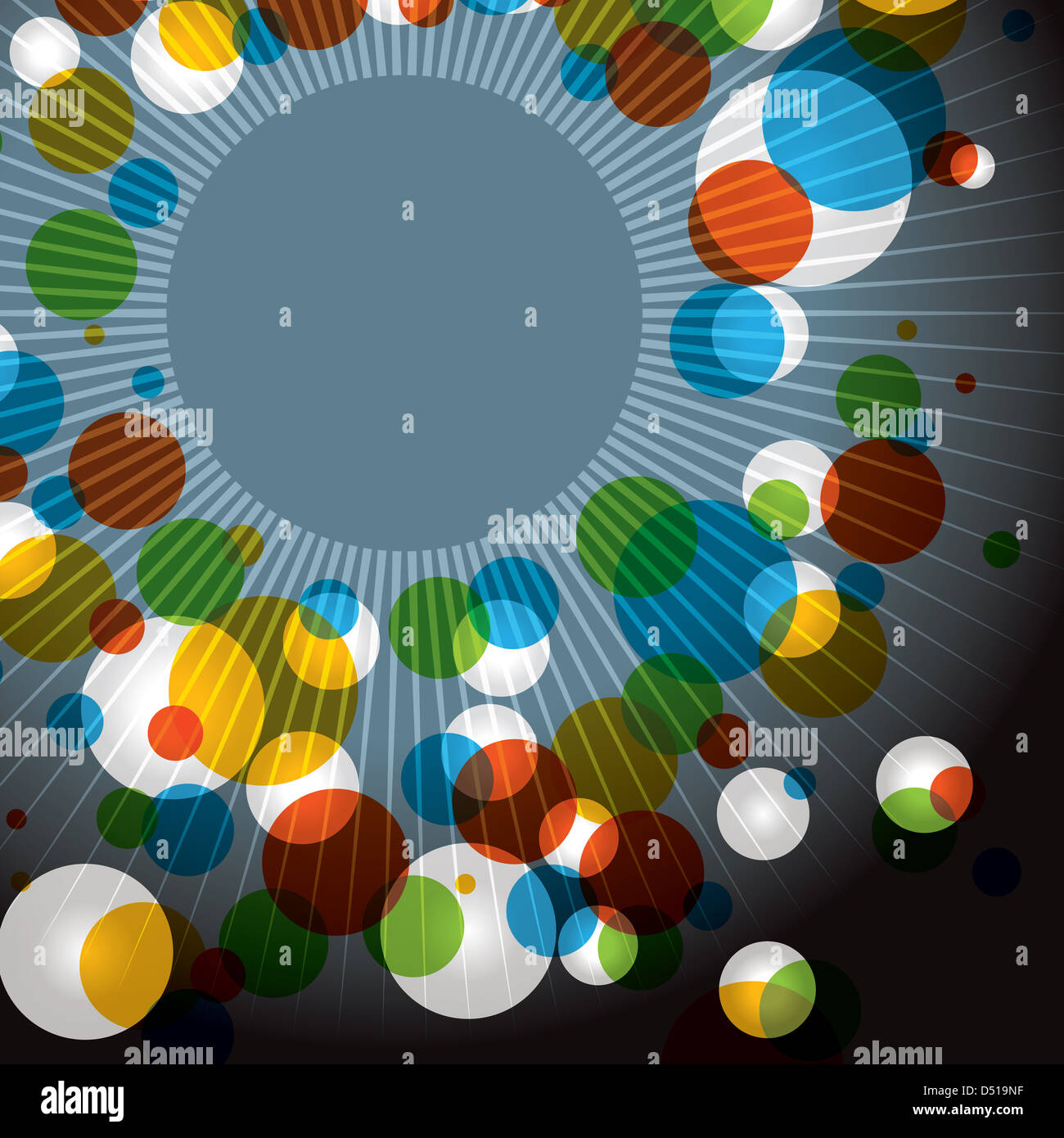 An abstract burst of colors perfect for framing your text or images ...