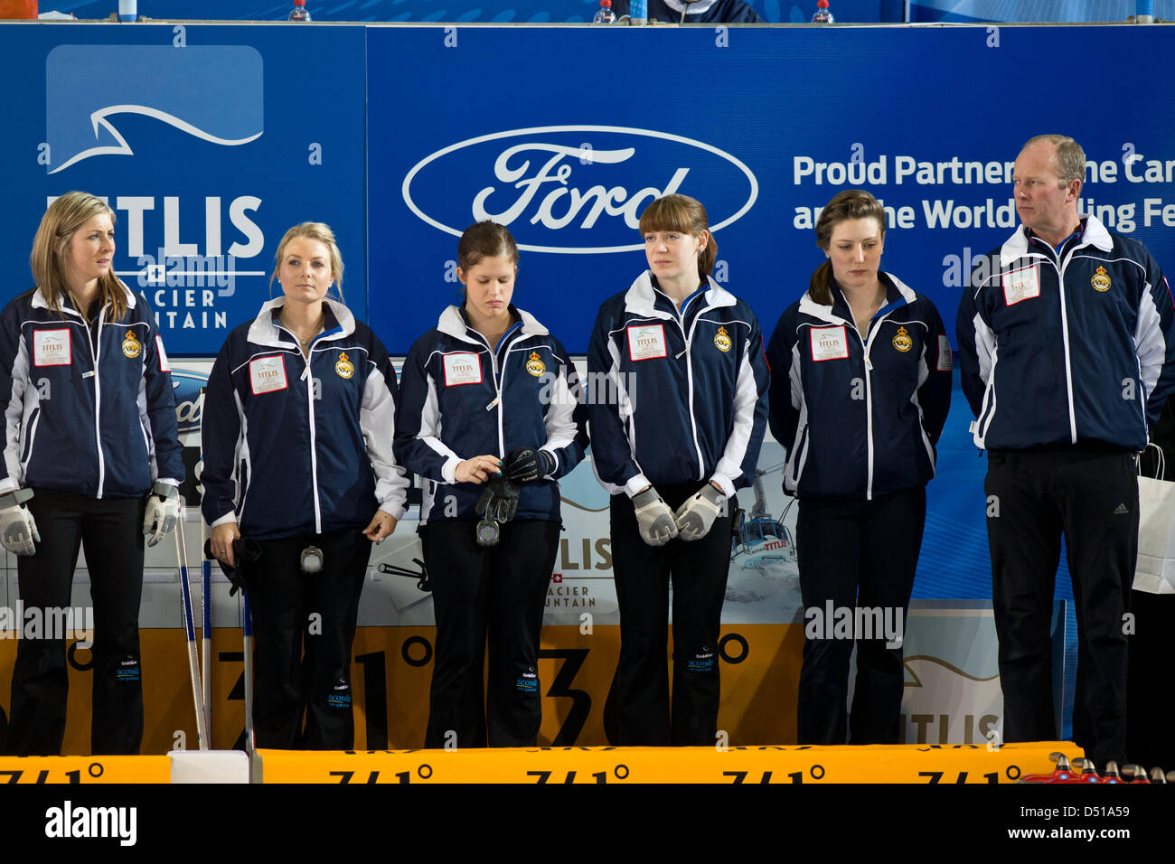 Scotland team group (SCO), MARCH 21, 2013 - Curling : World Women's ...