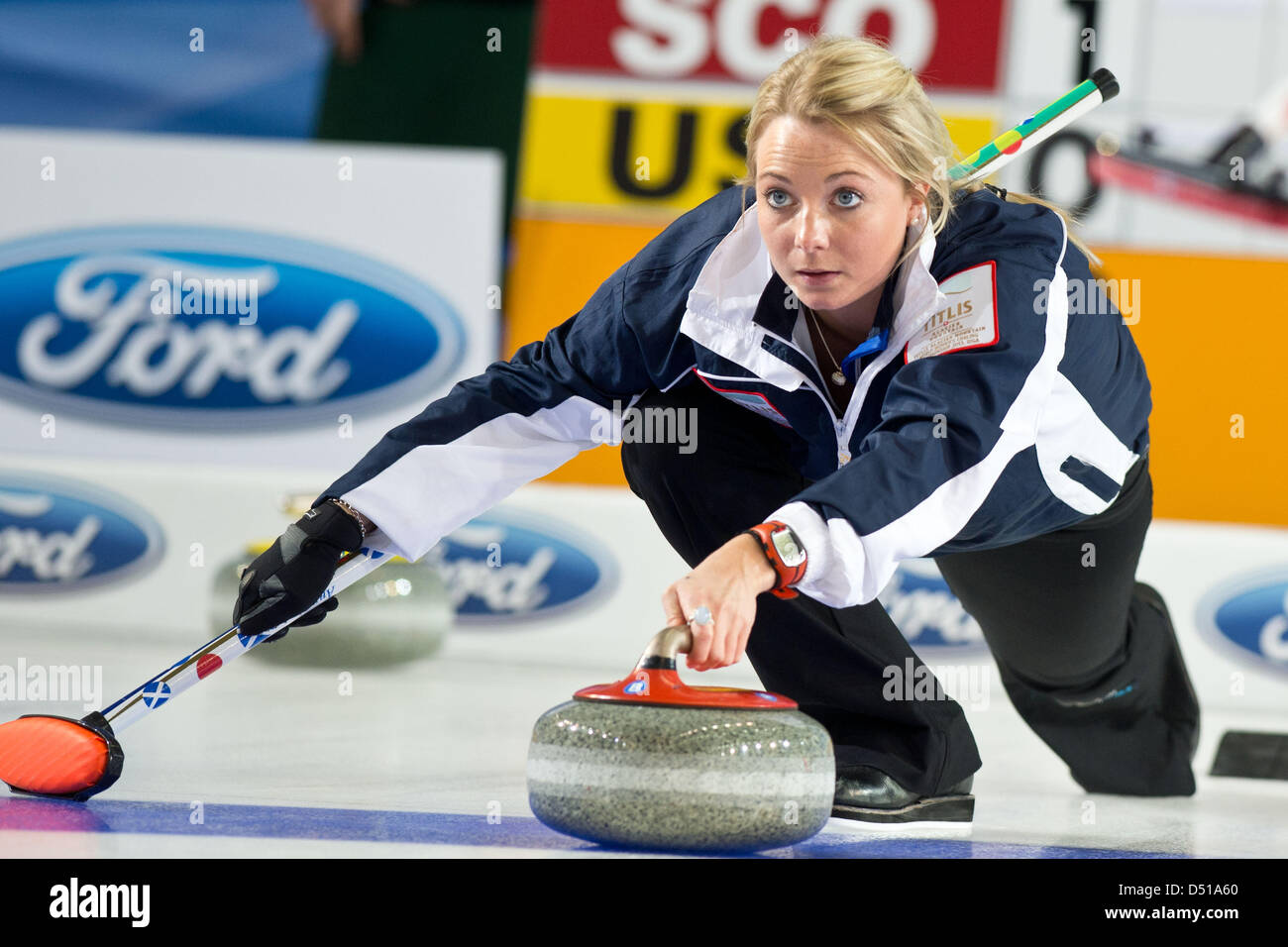 Anna Sloan (SCO), MARCH 21, 2013 - Curling : World Women's Curling ...
