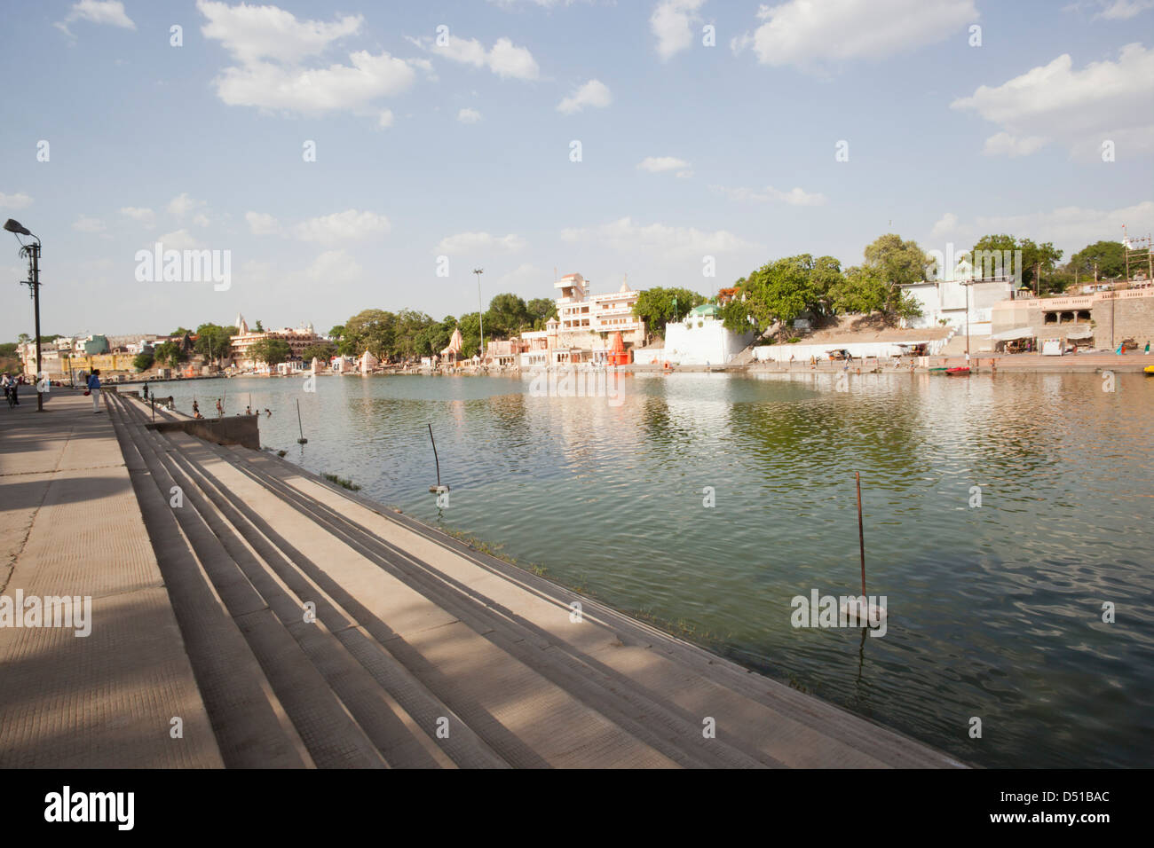 Shipra Ghat at Shipra River, Ujjain, Madhya Pradesh, India Stock Photo ...